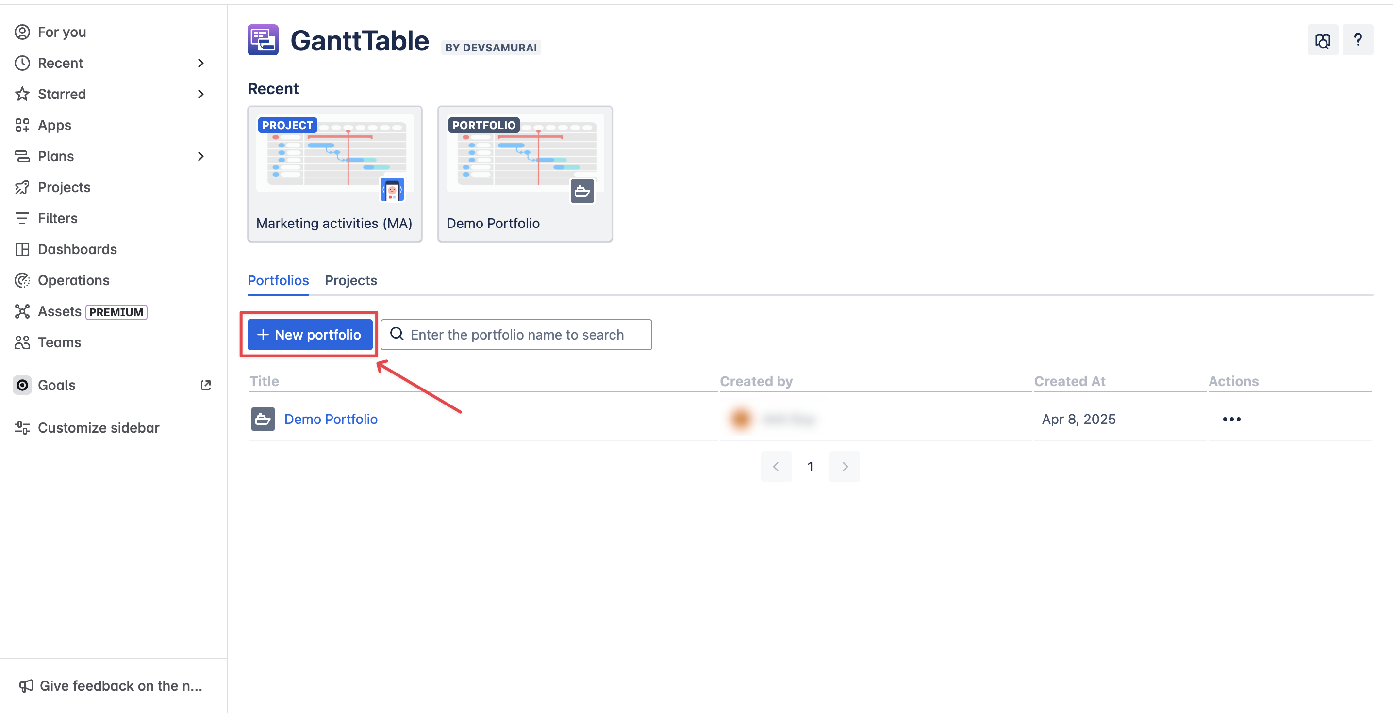 Working with Portfolios
